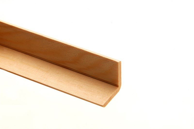 Pine basic angle moulding 2.4mt | PSE stripwood & beadings