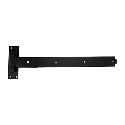 Straight band and hook hinges black | Gate hardware